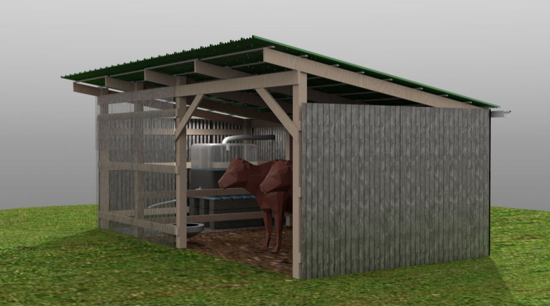 Self-Watering Livestock Enclosure - Dark Hollow Biodynamic